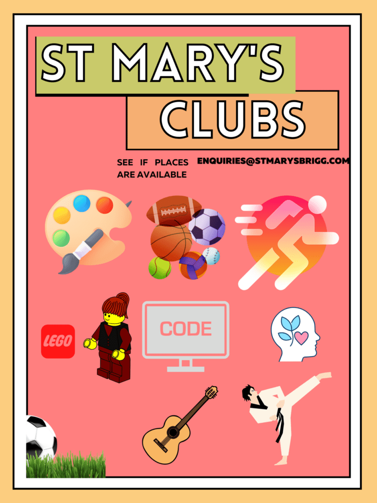 School Clubs - St Mary's Catholic Voluntary Academy - Brigg